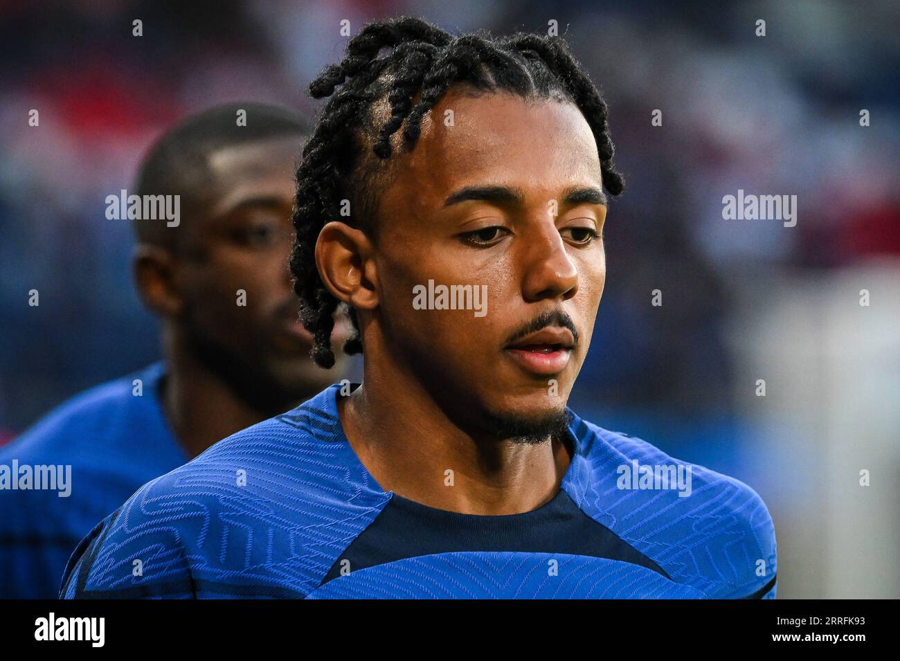 Paris, France. 07th Sep, 2023. Jules Kounde of France during the Euro ...