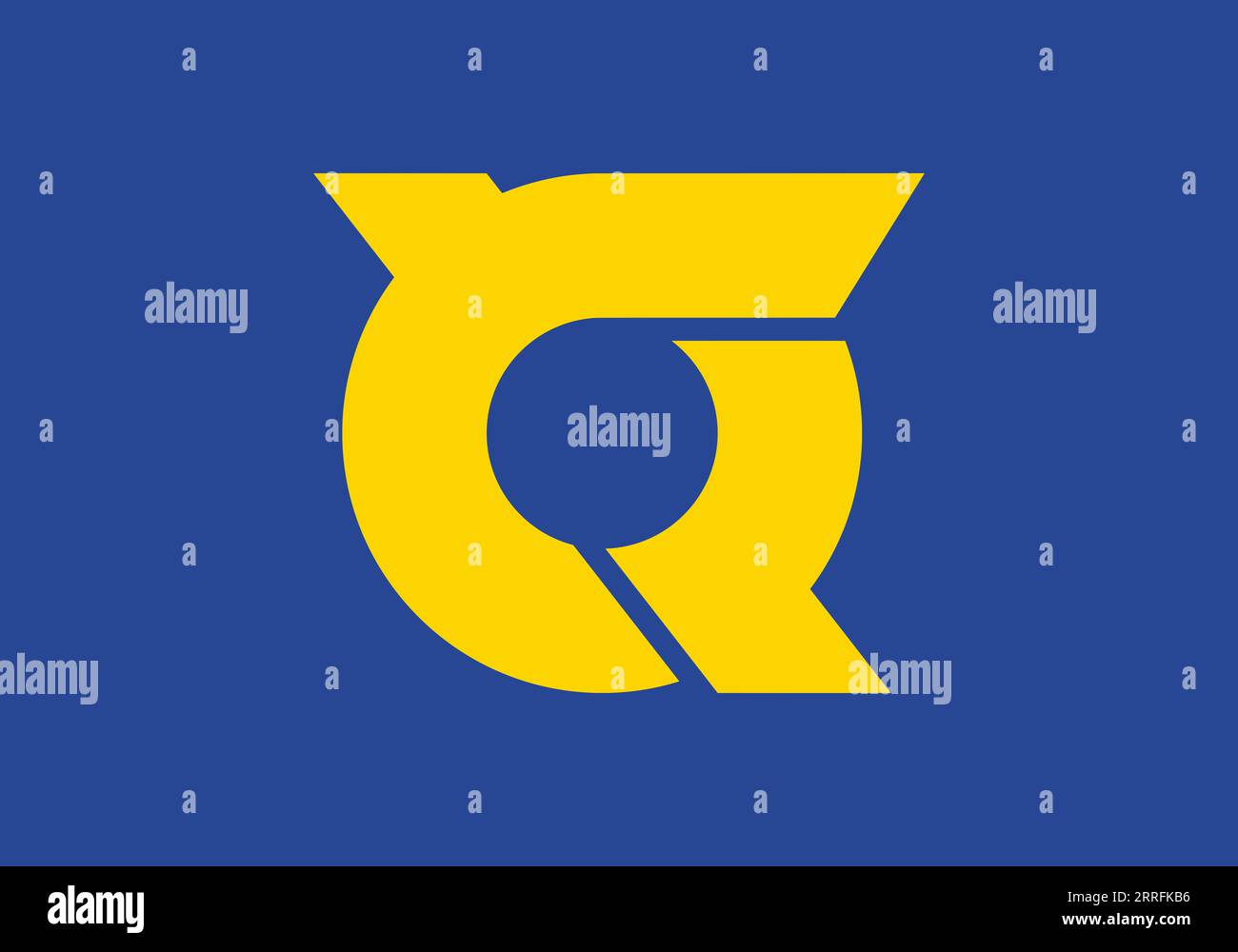 Flag of the Tokushima Prefecture Stock Photo - Alamy