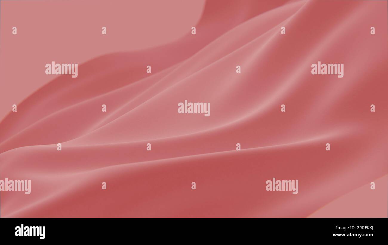 Abstract tenderness red silk background luxury wave cloth satin pastel ...
