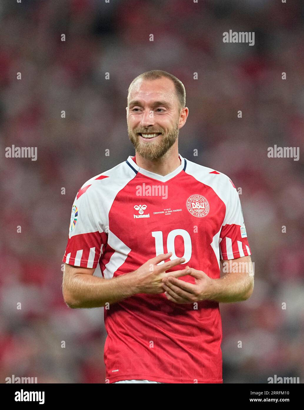 Parken, Copenhagen, Denmark. 07th Sep, 2023. Christian Eriksen (Denmark ...