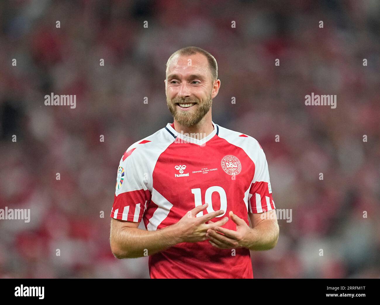 Parken, Copenhagen, Denmark. 07th Sep, 2023. Christian Eriksen (Denmark ...