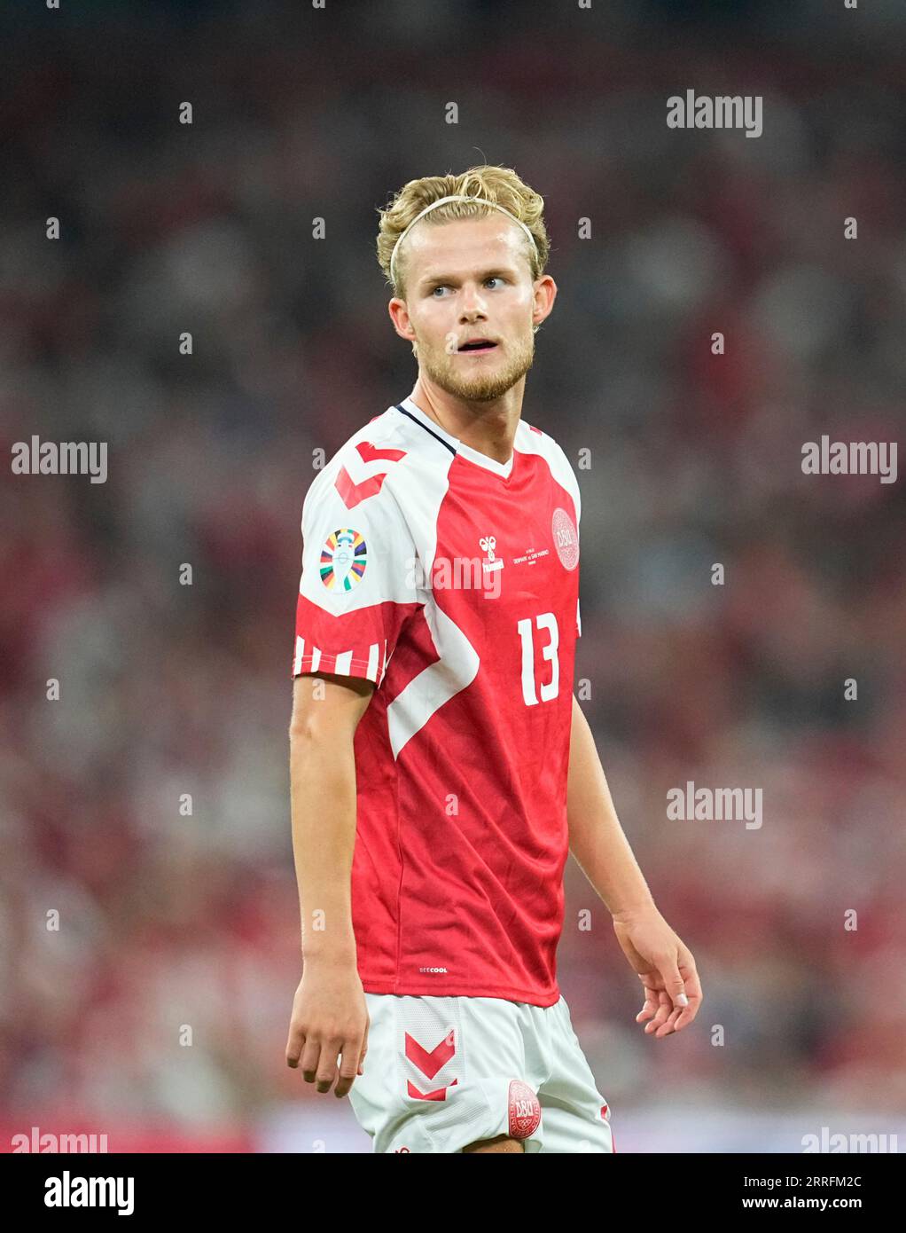 Parken, Copenhagen, Denmark. 07th Sep, 2023. Morten Hjulmand (Denmark ...