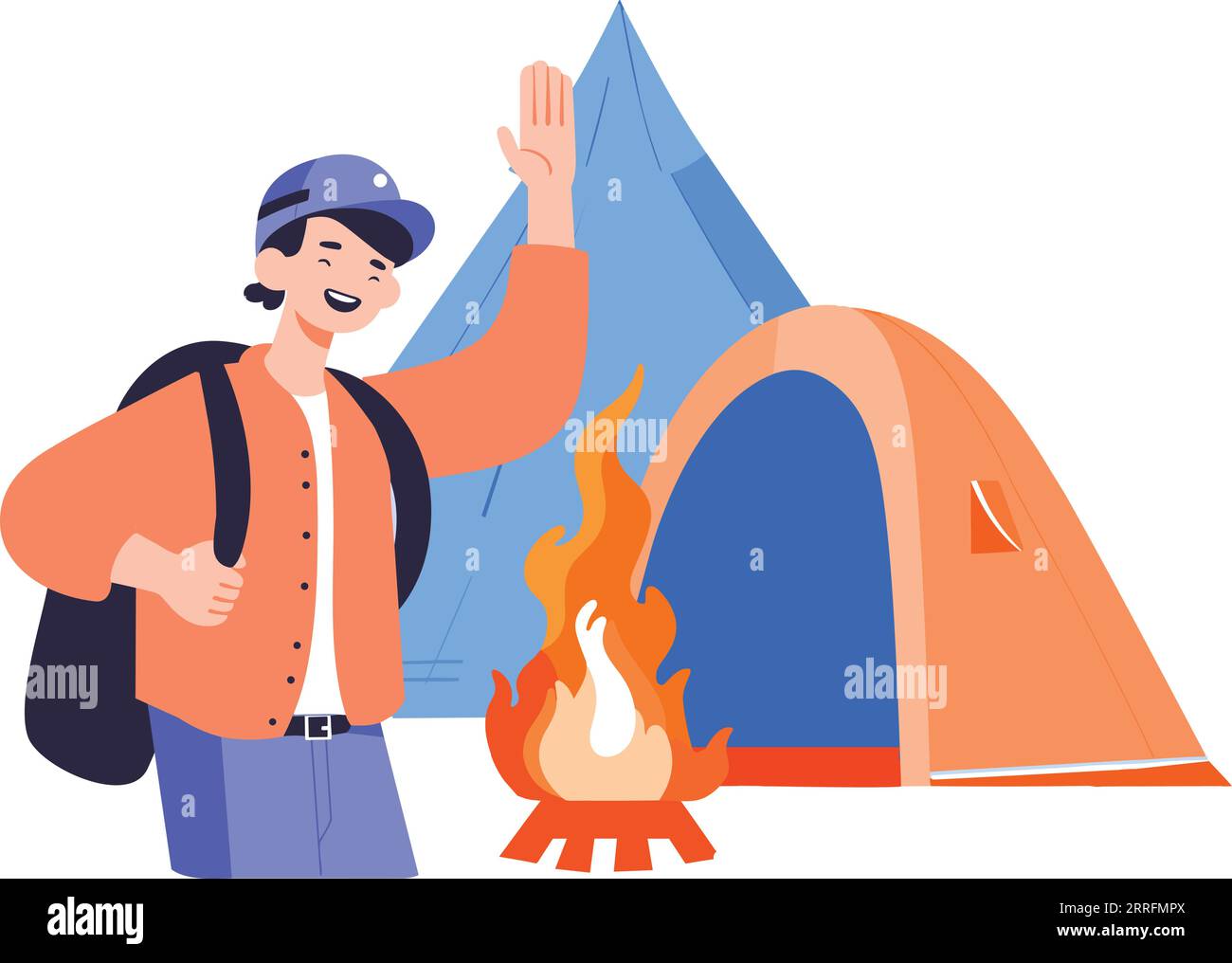 Tourist camp woods campground Stock Vector Images - Alamy Tourist camp woods campground Stock Vector Images - Alamy