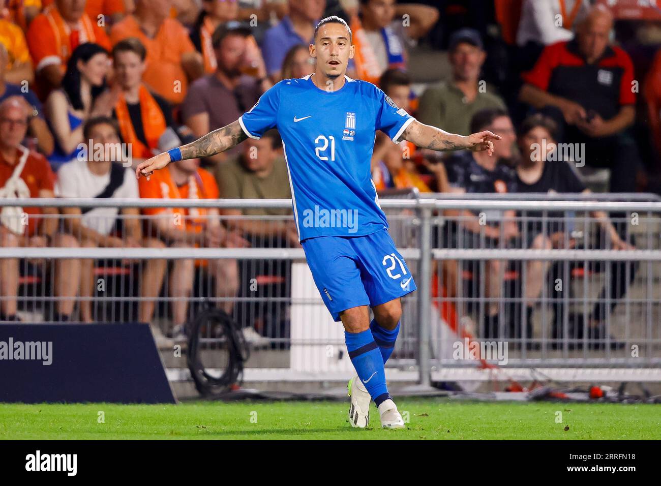 EINDHOVEN, NETHERLANDS - SEPTEMBER 7: Konstantinos Tsimikas (Greece ...