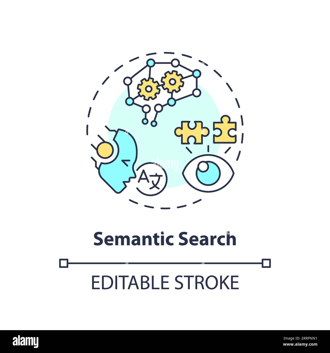 Semantic search Stock Vector Images - Alamy