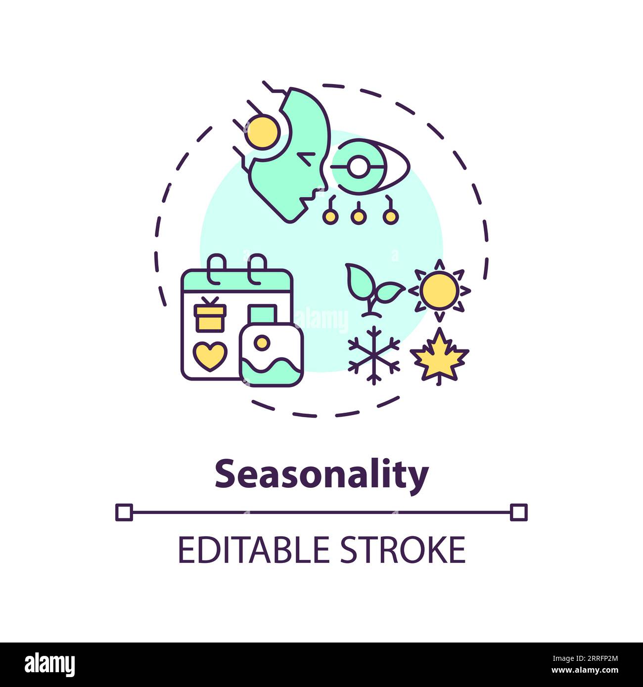 Seasonality Stock Vector Images - Alamy