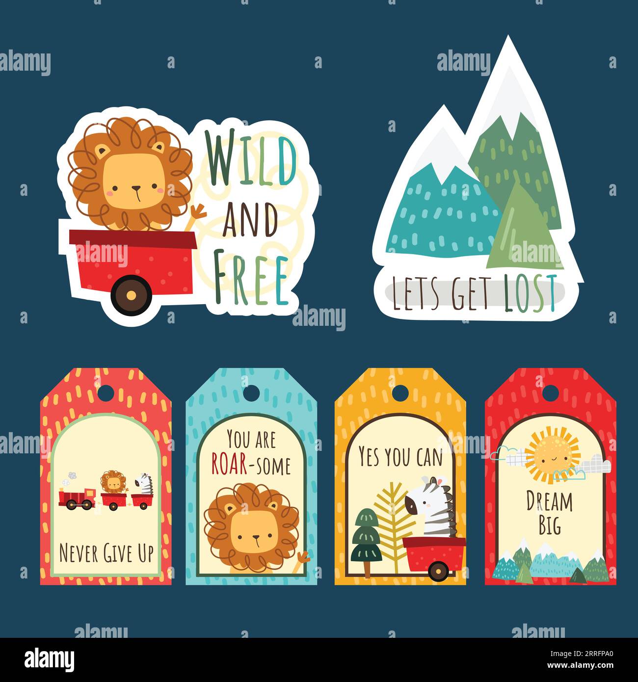 Vector set of school notebooks with transport vector illustration in hi ...