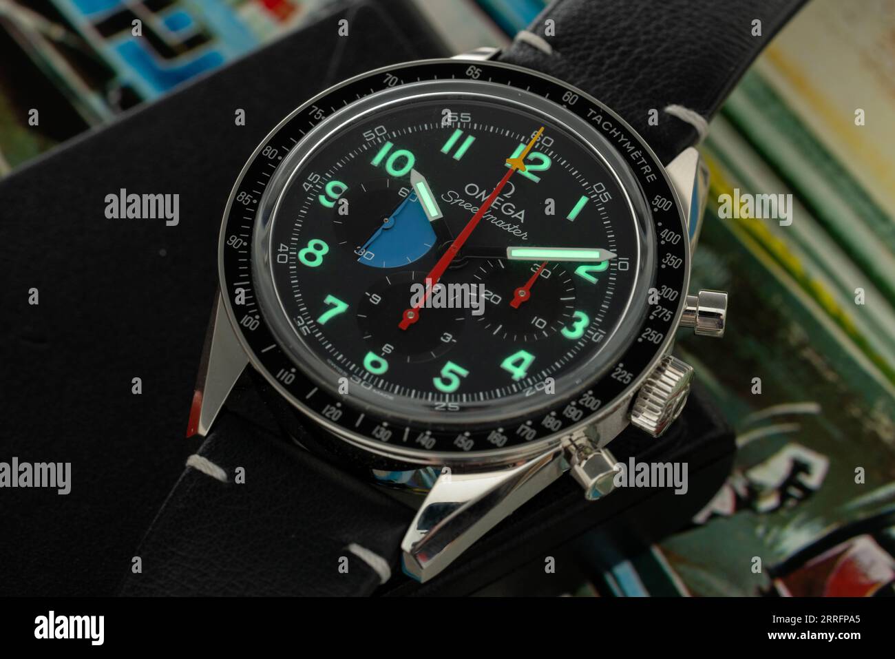 Omega Speedmaster Hodinkee Edition Stock Photo - Alamy