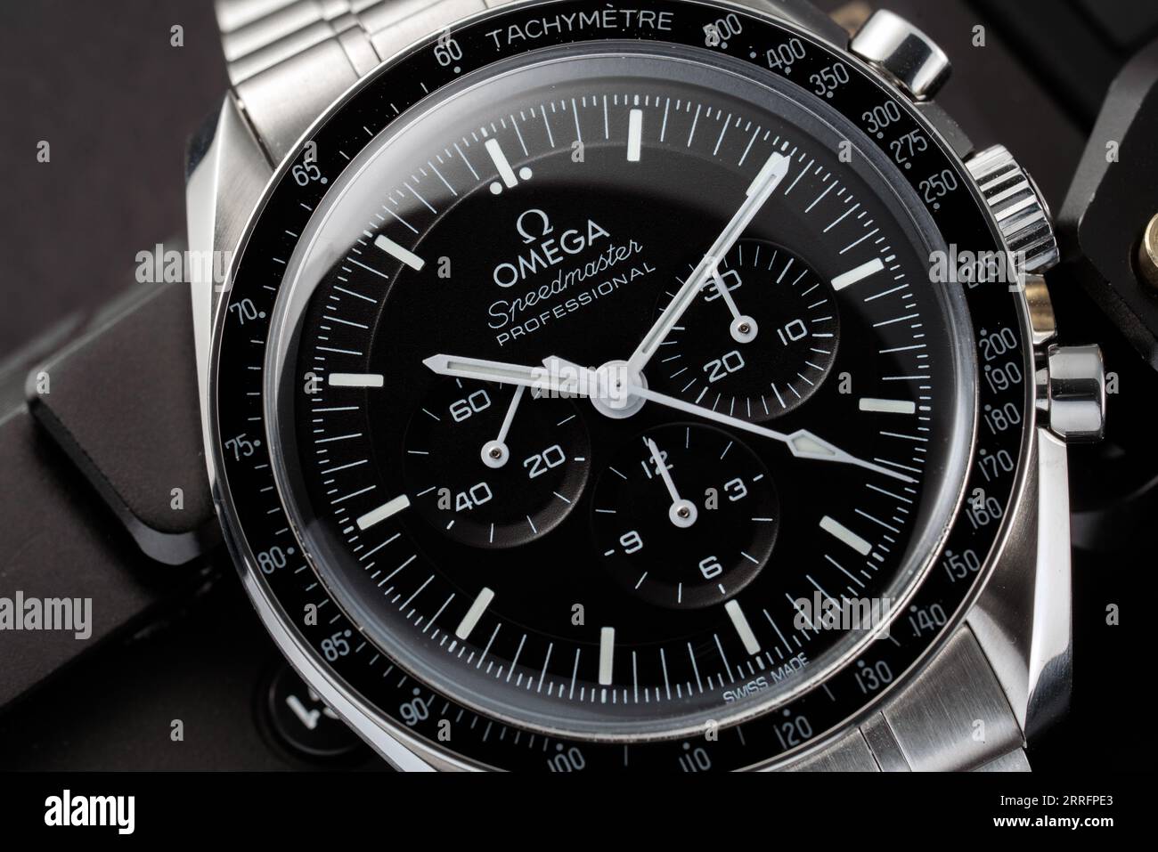 Omega Speedmaster Moon Watch 2021 model Stock Photo - Alamy