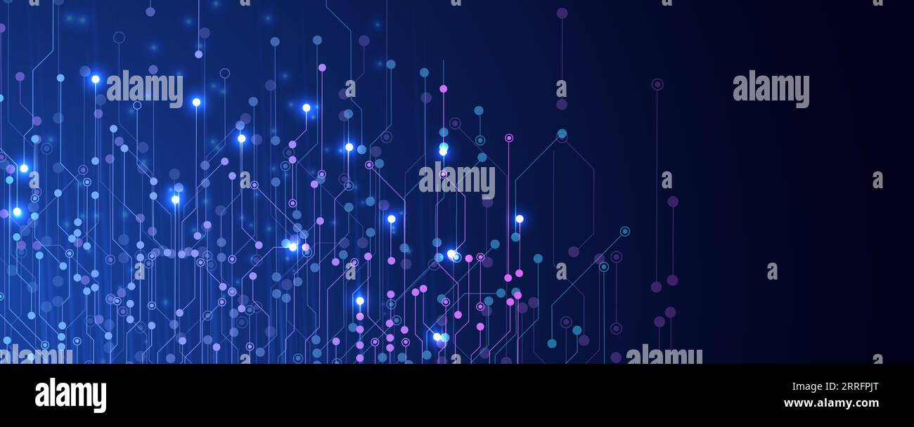 abstract structure circuit computer technology business background ...
