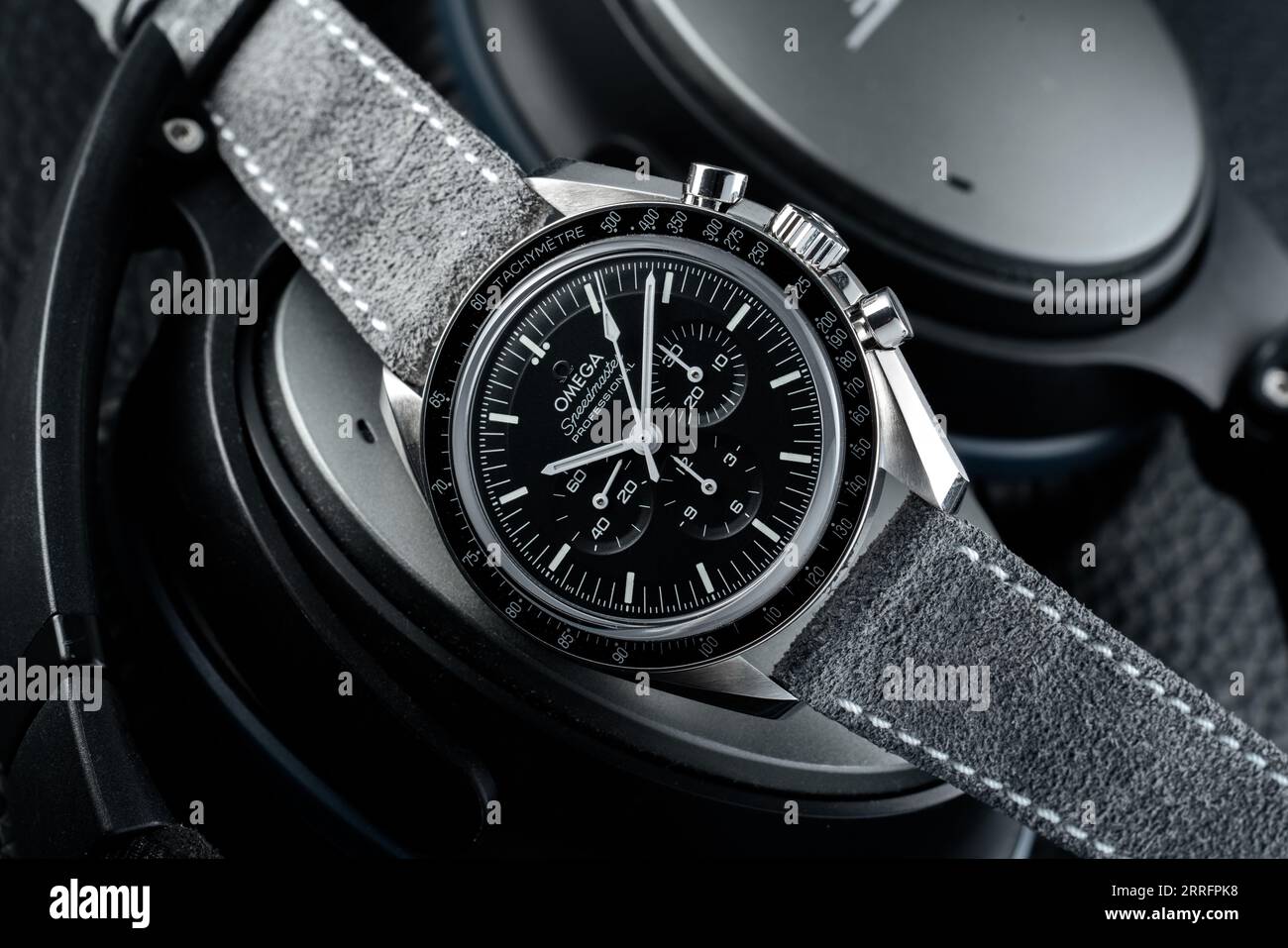 Omega Speedmaster Moon Watch 2021 model Stock Photo - Alamy