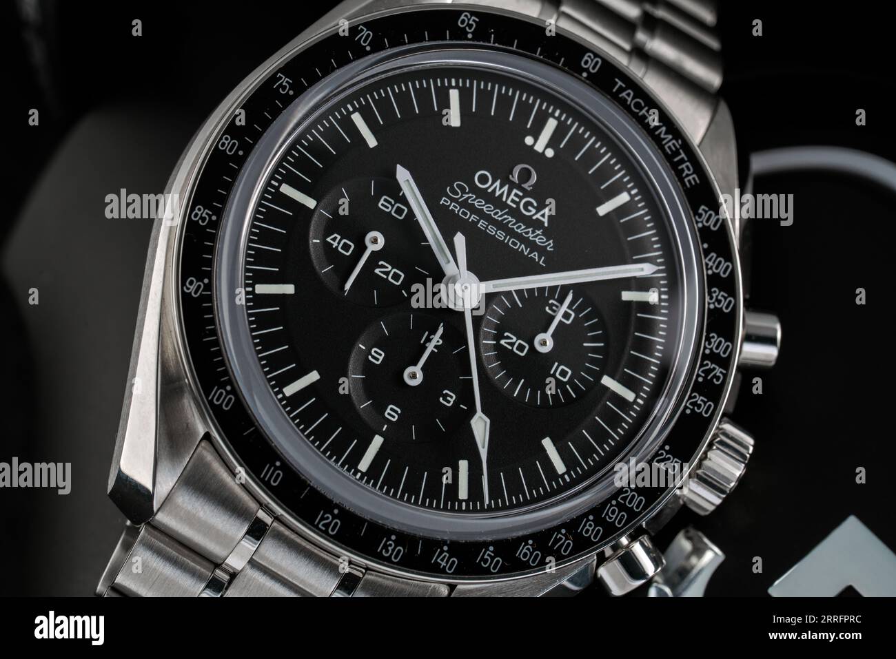 Omega Speedmaster Moon Watch 2021 model Stock Photo - Alamy