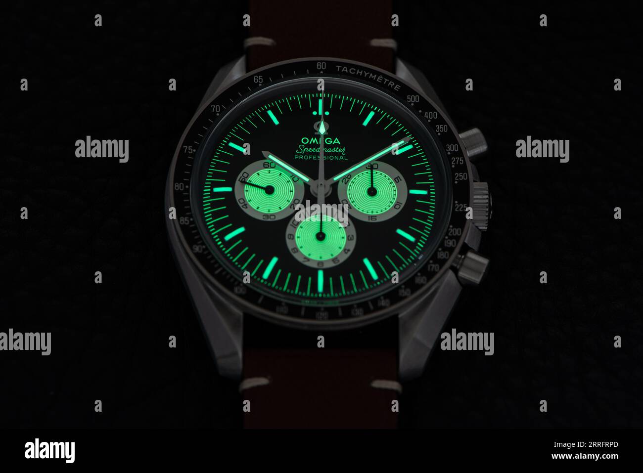 Omega Speedmaster Speedy Tuesday Models Stock Photo - Alamy