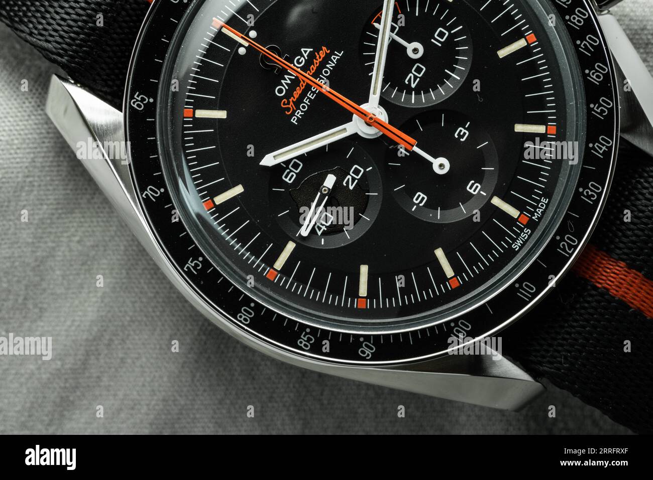 Omega Speedmaster Speedy Tuesday Models Stock Photo - Alamy