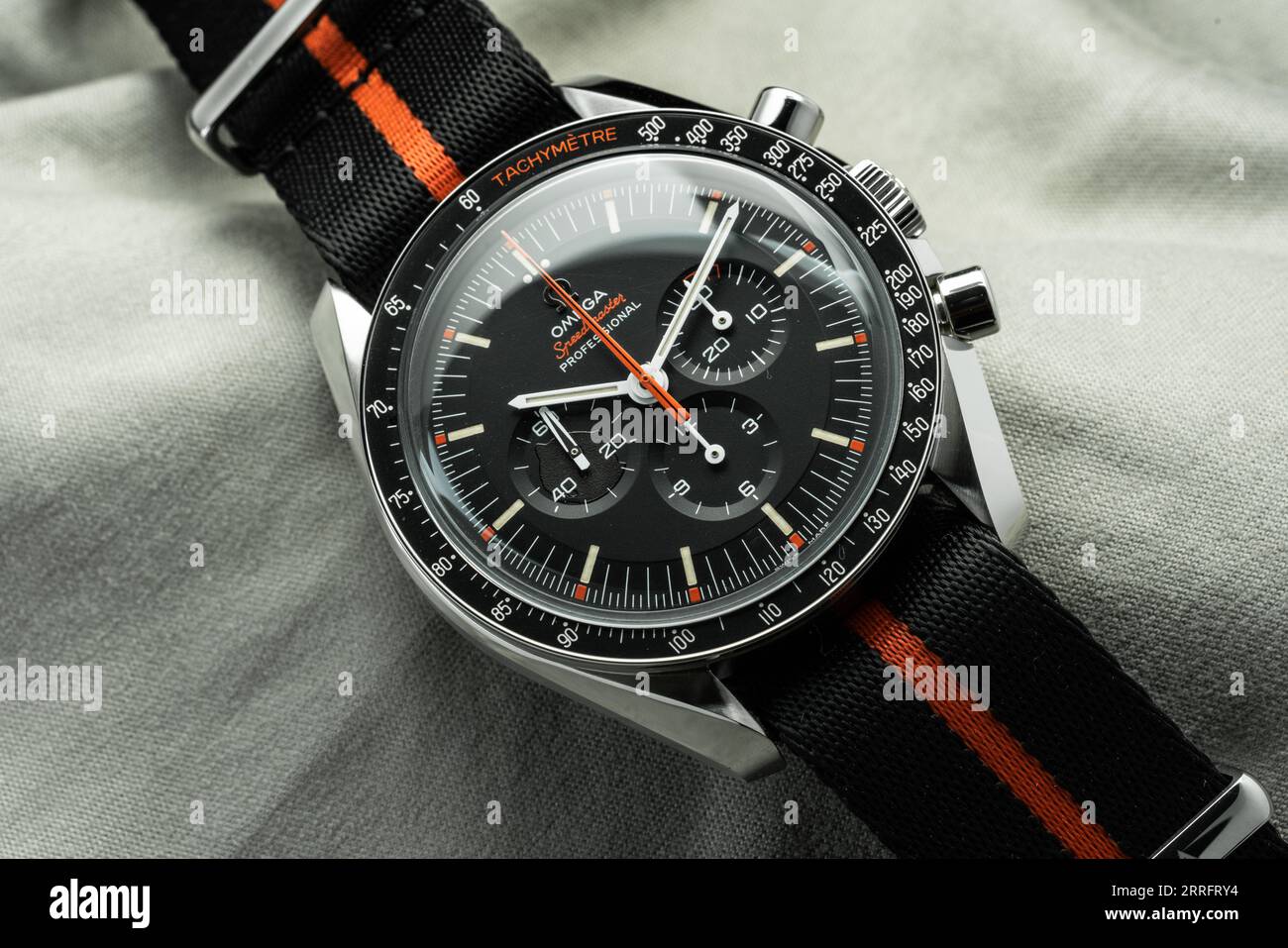 Omega Speedmaster Speedy Tuesday Models Stock Photo - Alamy