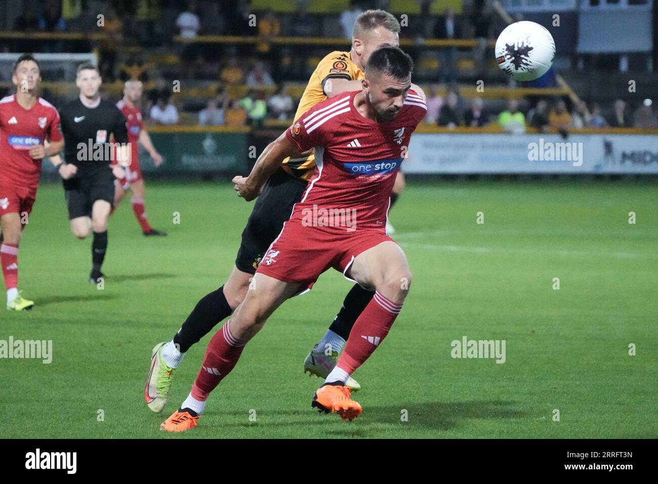 Southport v Scarborough 5th September 2023 Big Help Stadium .Southport ...