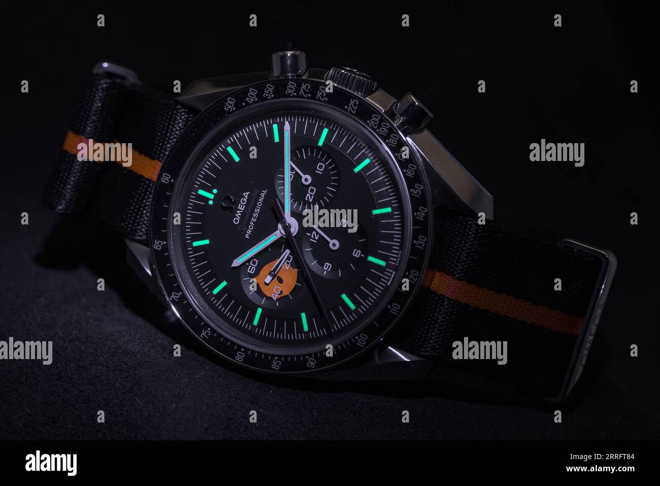 Omega Speedmaster Speedy Tuesday Models Stock Photo - Alamy