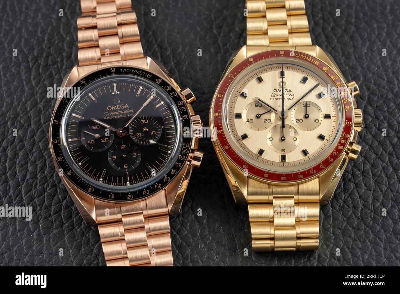 Omega Speedmaster models Stock Photo - Alamy