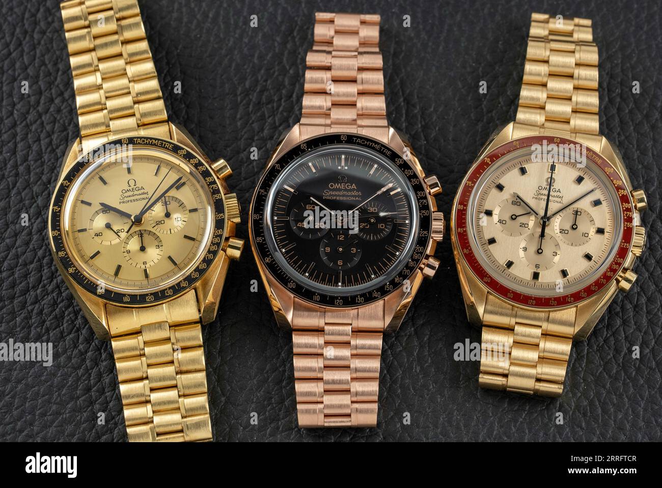 Omega Speedmaster models Stock Photo - Alamy