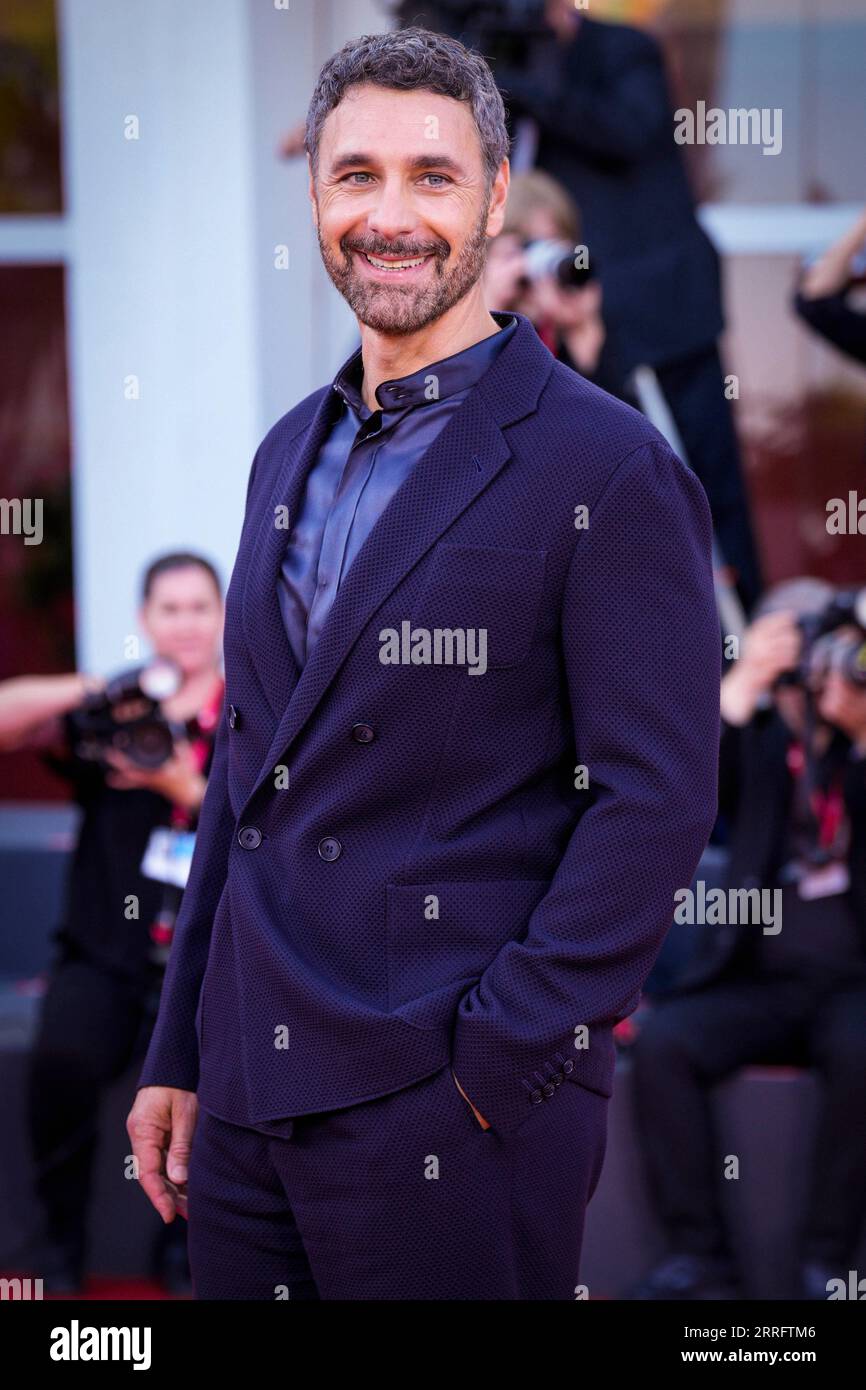 Venice, Italy. 07th Sep, 2023. Raoul Bova attends a red carpet for the ...
