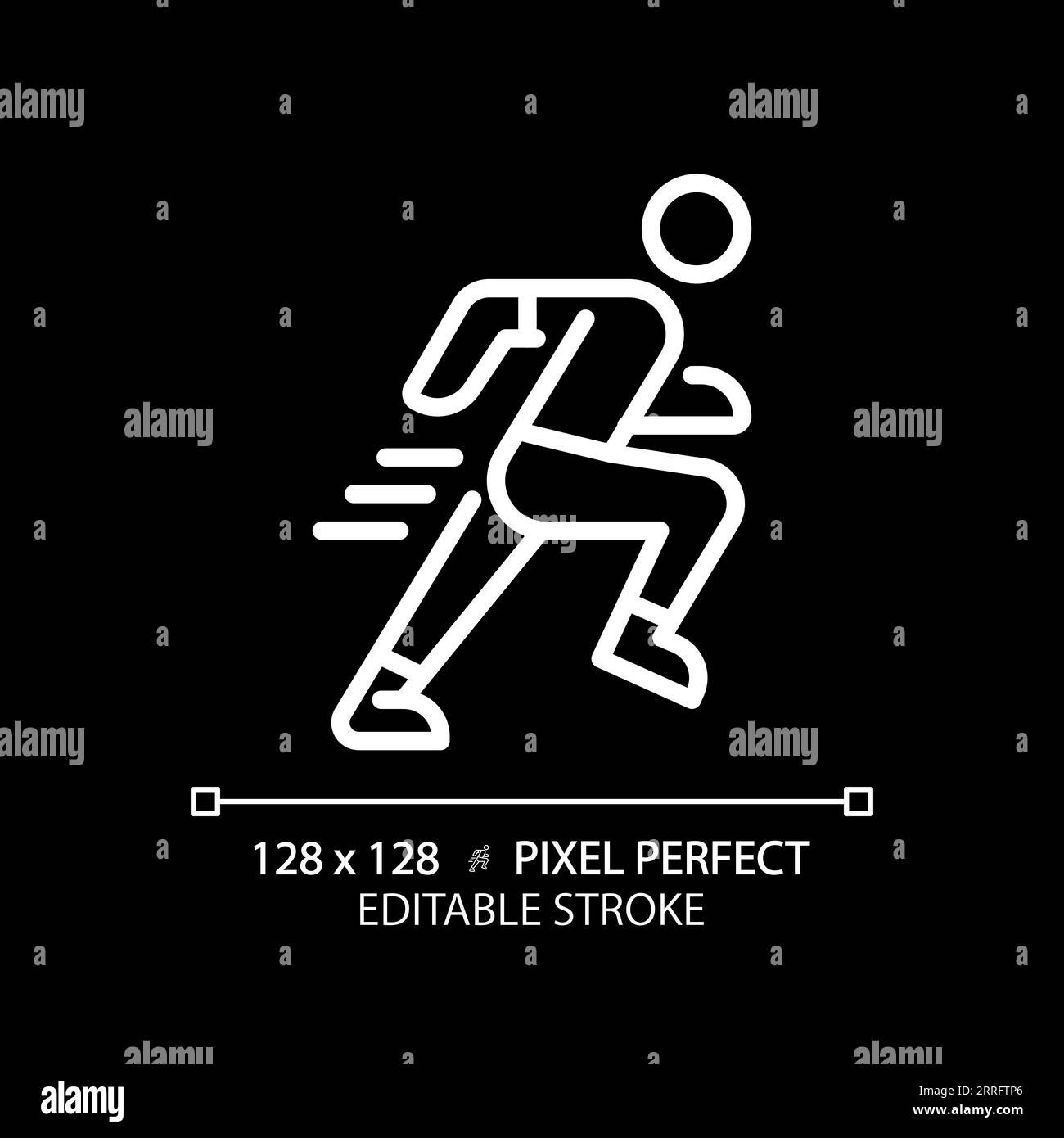 Pixel art running Black and White Stock Photos & Images - Alamy