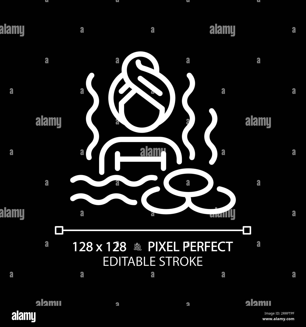 Water relaxation graphic Black and White Stock Photos & Images - Alamy