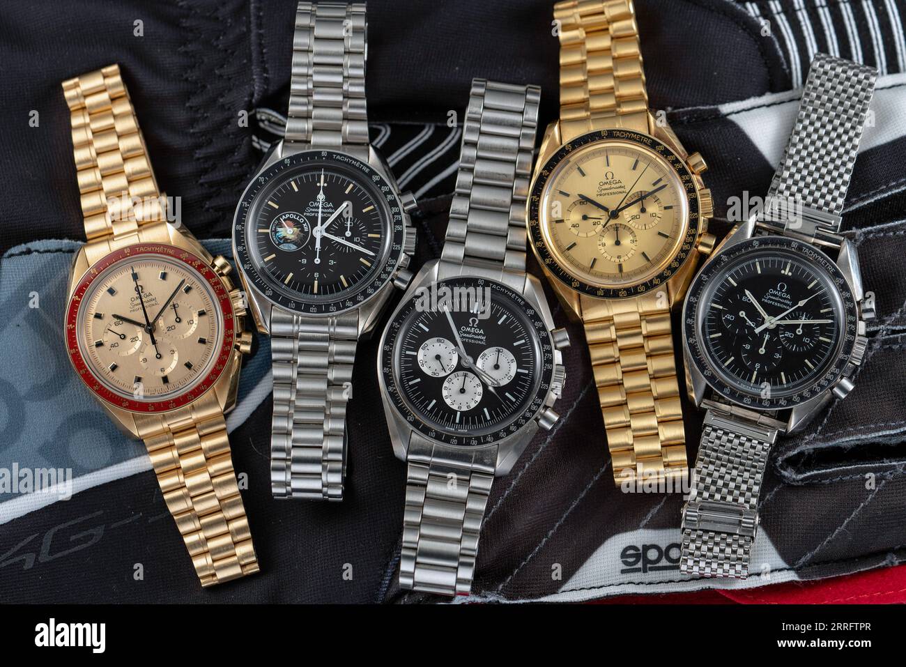 Omega Speedmaster models Stock Photo - Alamy