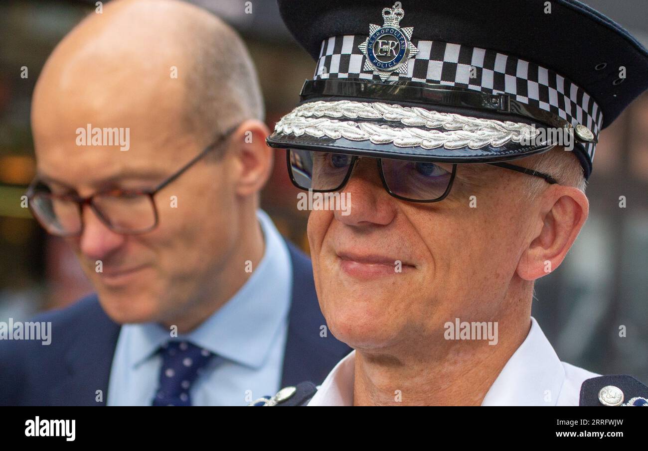 London, England, UK. 8th Sep, 2023. MARK ROWLEY, Commissioner of Police ...