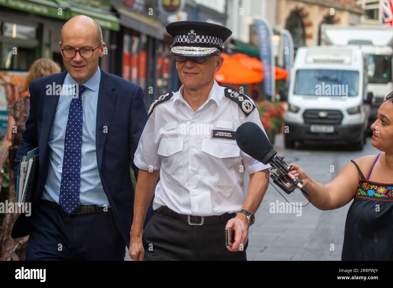 London, England, UK. 8th Sep, 2023. MARK ROWLEY, Commissioner of Police ...