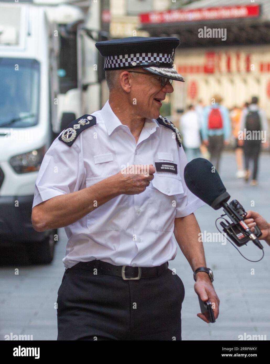 London, England, UK. 8th Sep, 2023. MARK ROWLEY, Commissioner of Police ...
