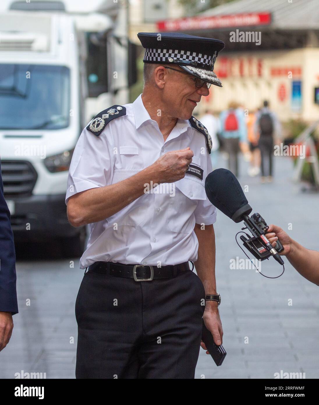 London, England, UK. 8th Sep, 2023. MARK ROWLEY, Commissioner of Police ...