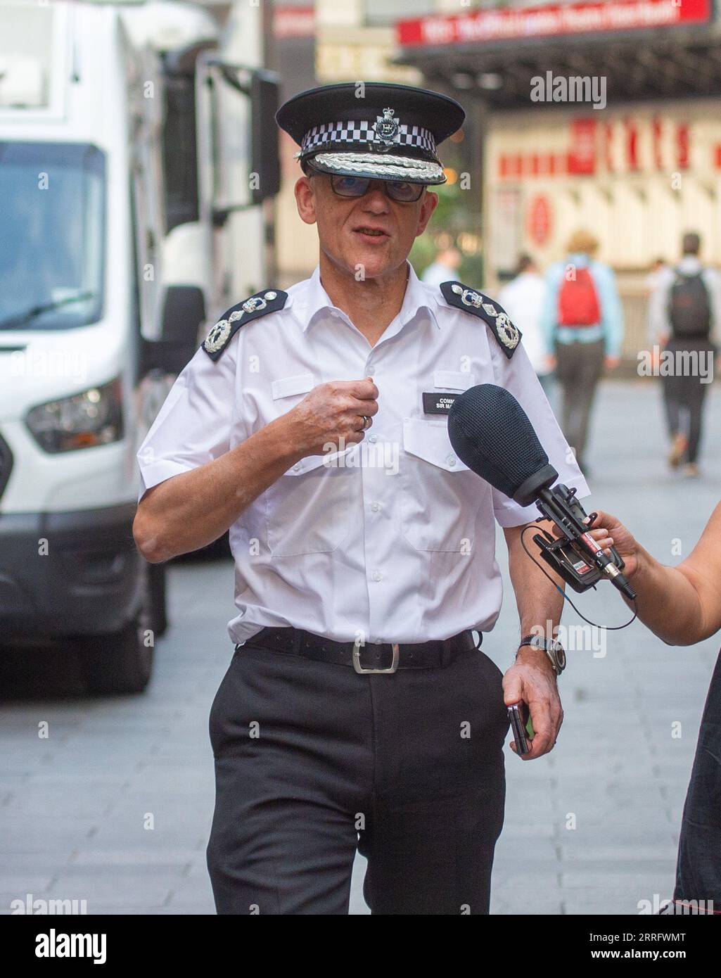 London, England, UK. 8th Sep, 2023. MARK ROWLEY, Commissioner of Police ...