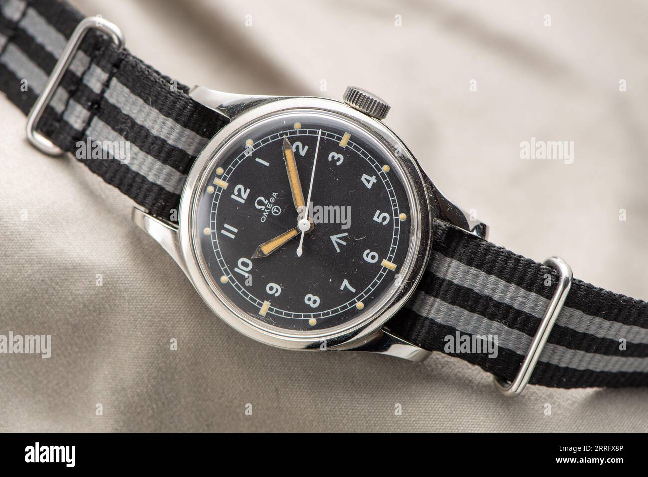 Omega vintage military watch Milspec Stock Photo - Alamy