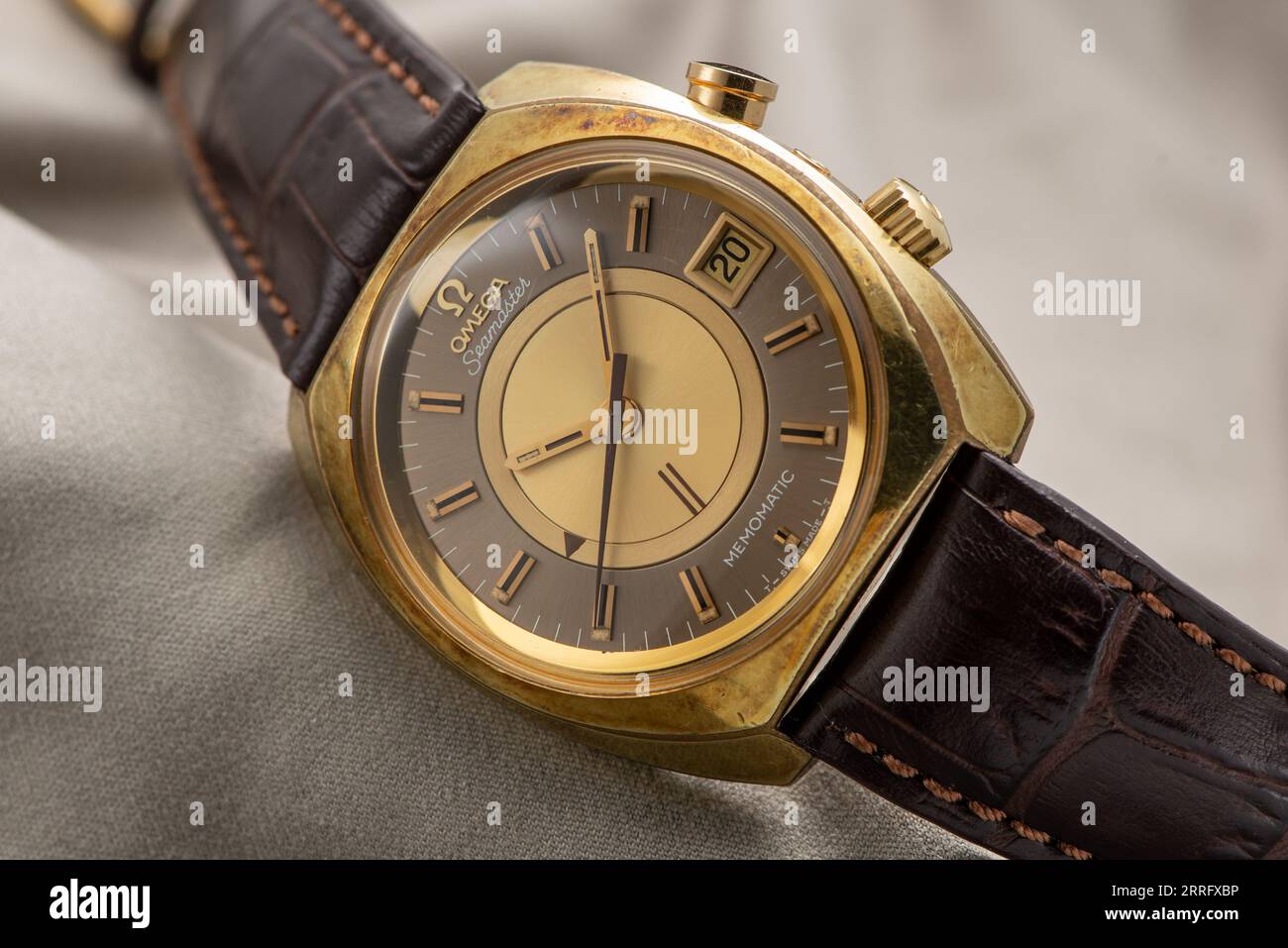 Vintage Omega Seamaster Memomatic Stock Photo - Alamy