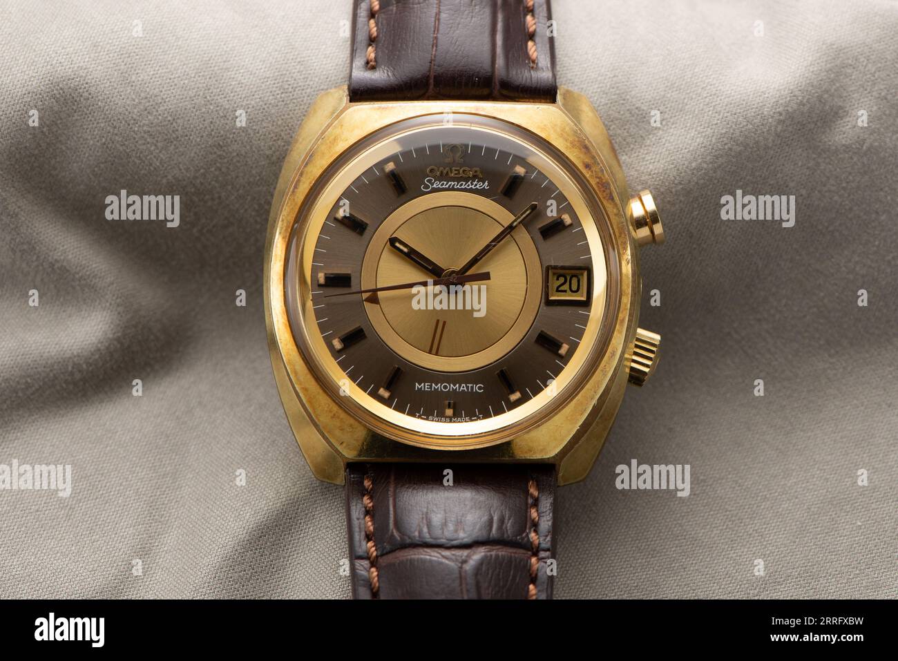 Vintage Omega Seamaster Memomatic Stock Photo - Alamy