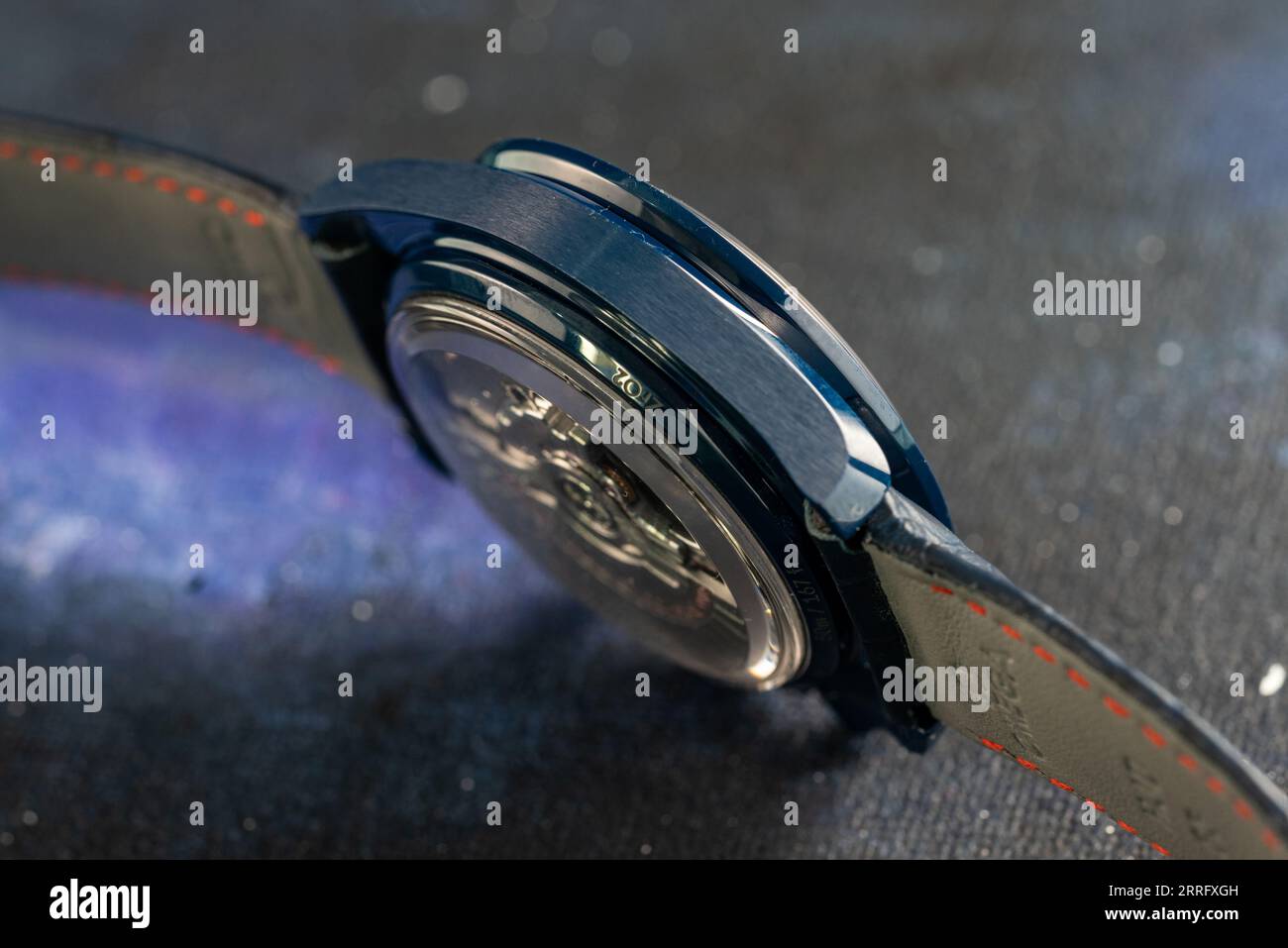 Omega Speedmaster Chronograph with moon phase Stock Photo - Alamy