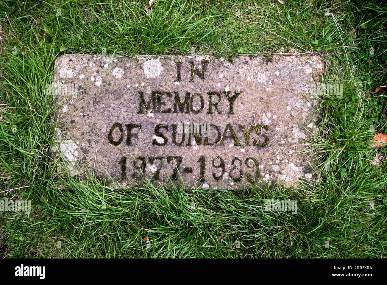 In memory of sundays hi-res stock photography and images - Alamy