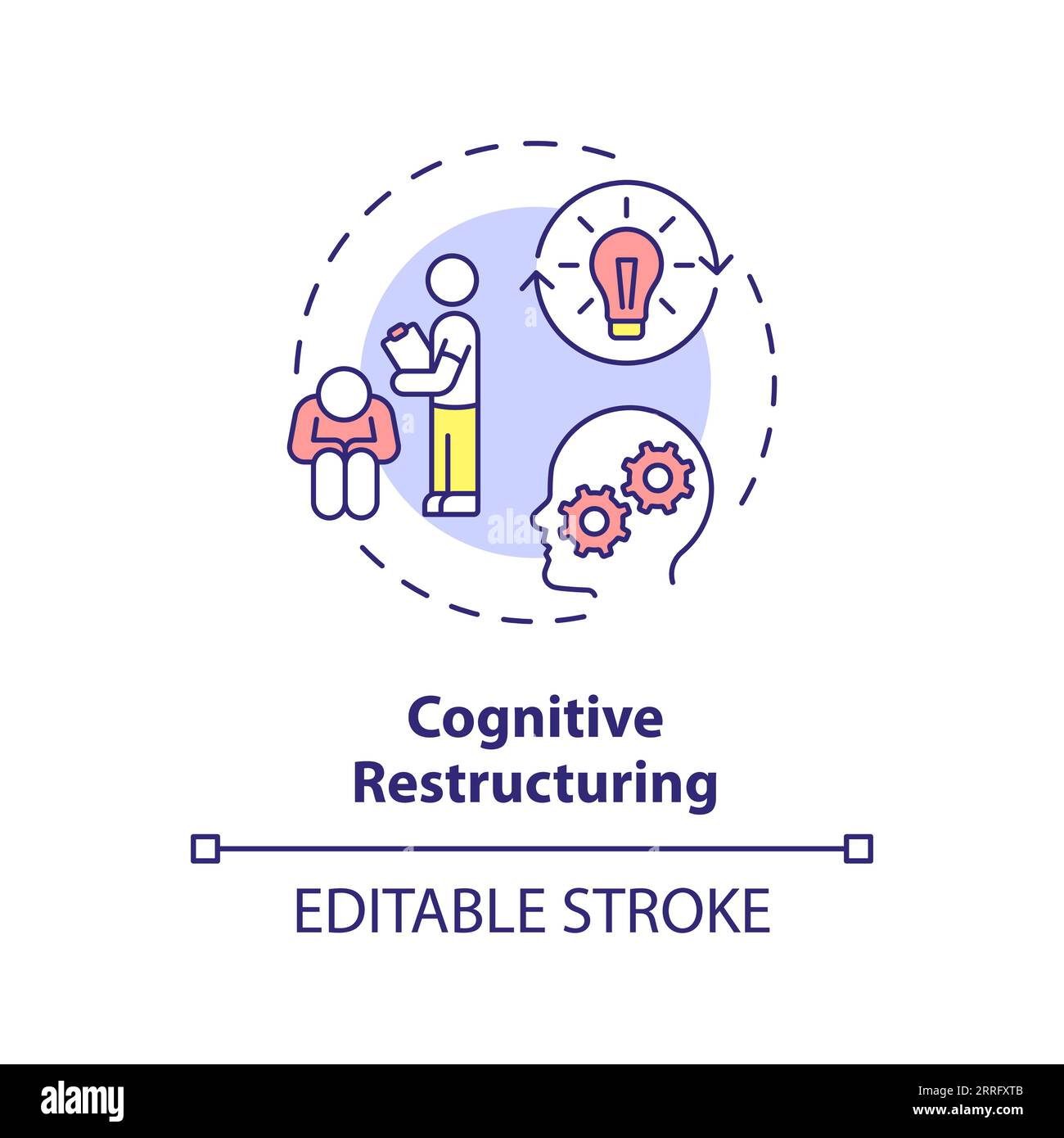Cognitive Restructuring Stock Vector Images Alamy