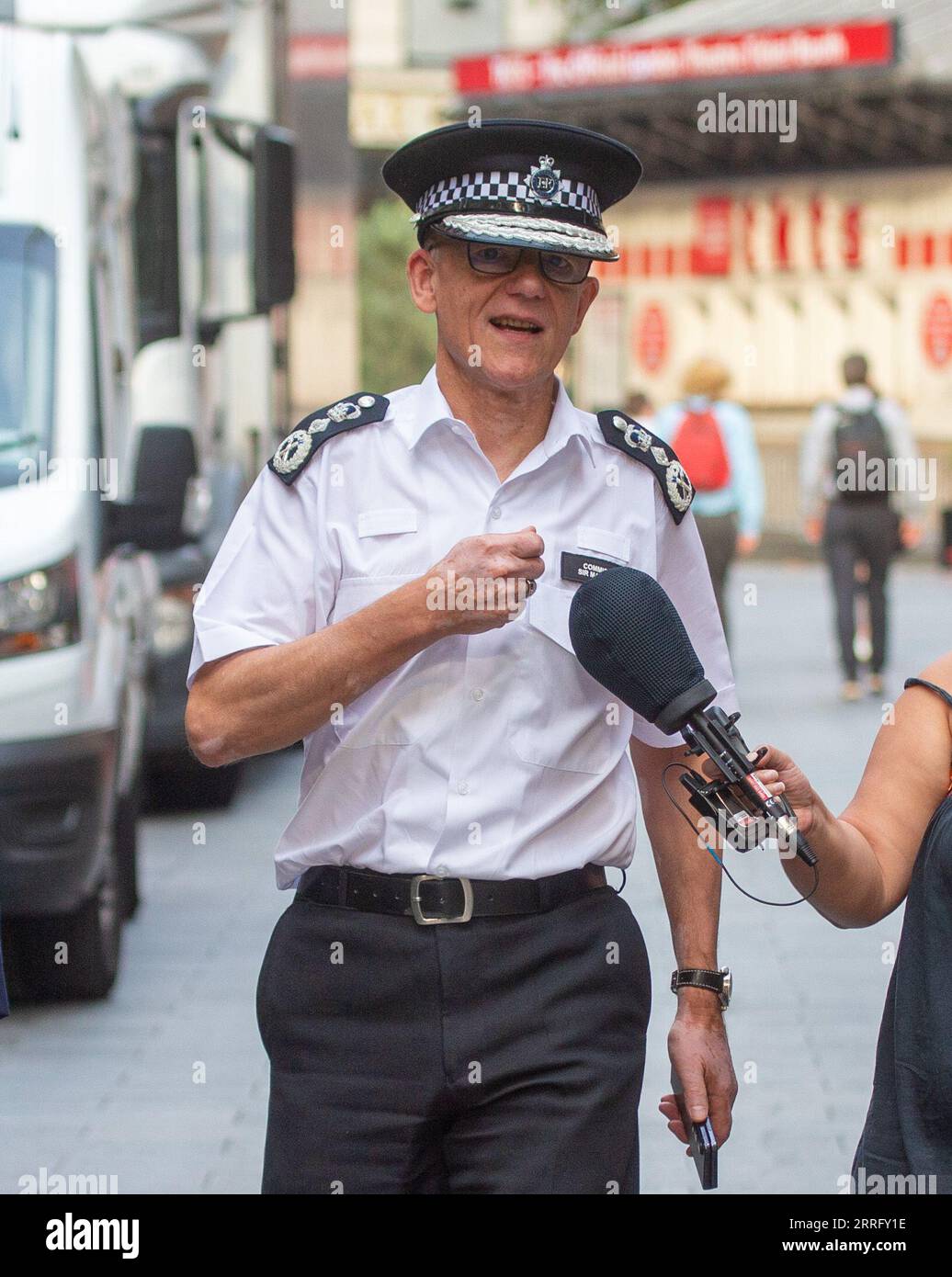 London, England, UK. 8th Sep, 2023. MARK ROWLEY, Commissioner of Police ...