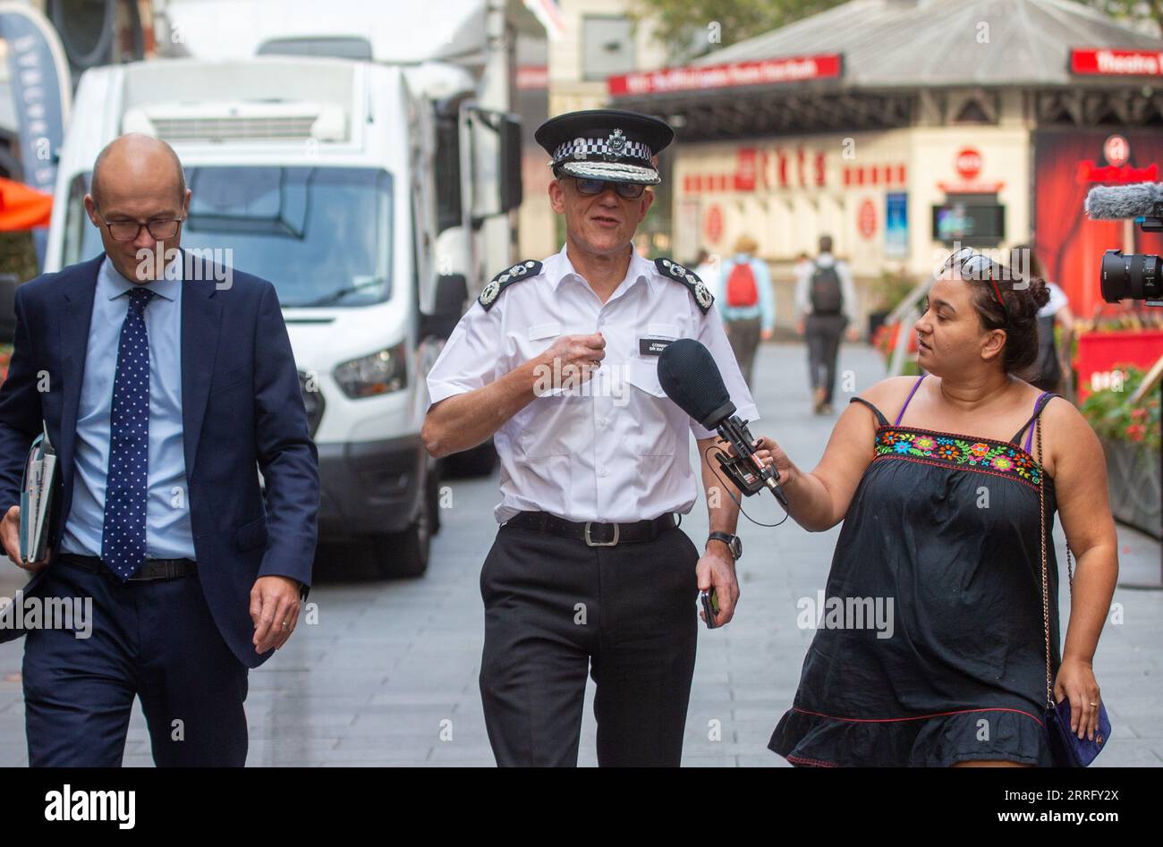London, England, UK. 8th Sep, 2023. MARK ROWLEY, Commissioner of Police ...