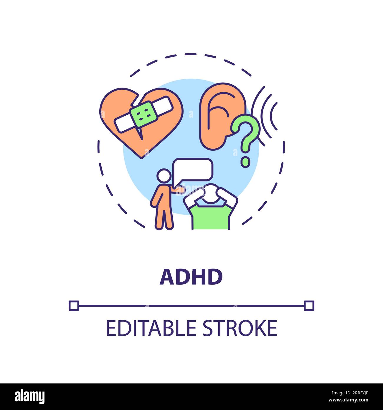 Adhd child therapy Stock Vector Images - Alamy