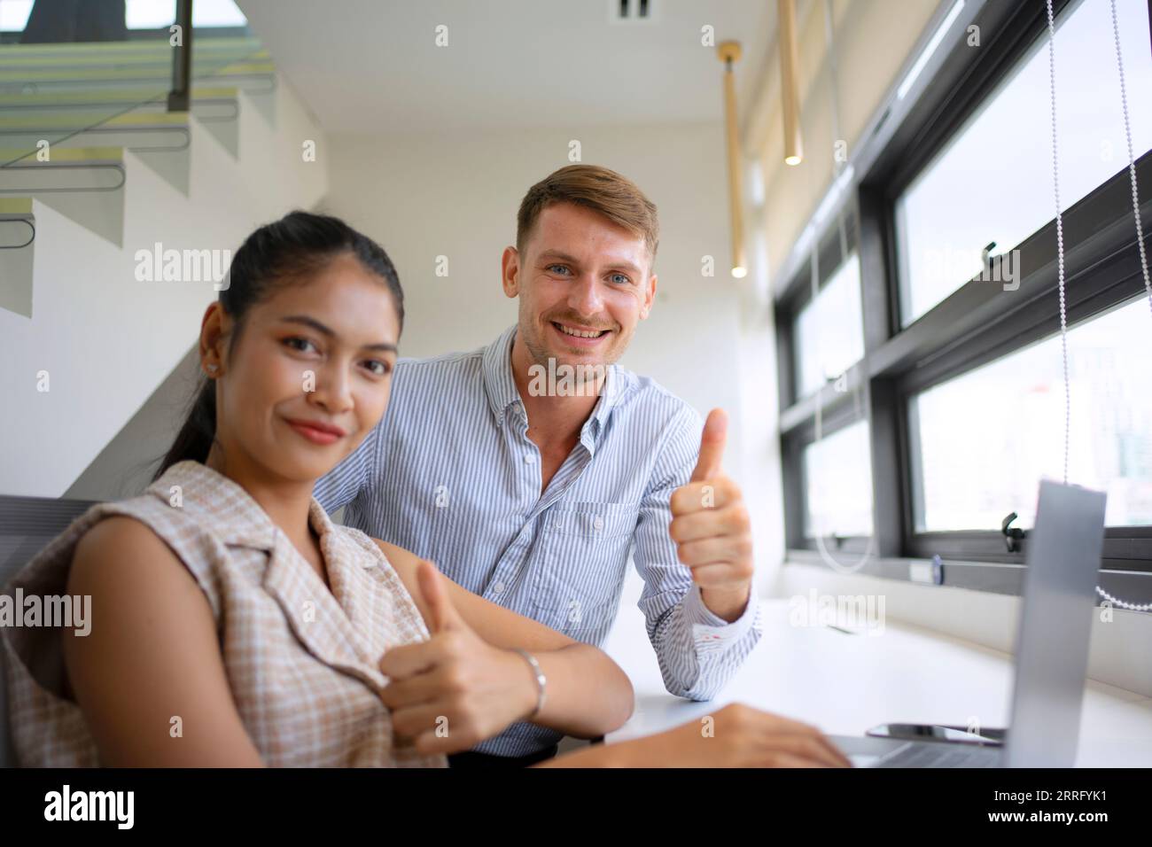 Employees are meeting at office. Business and occupation concept Stock ...