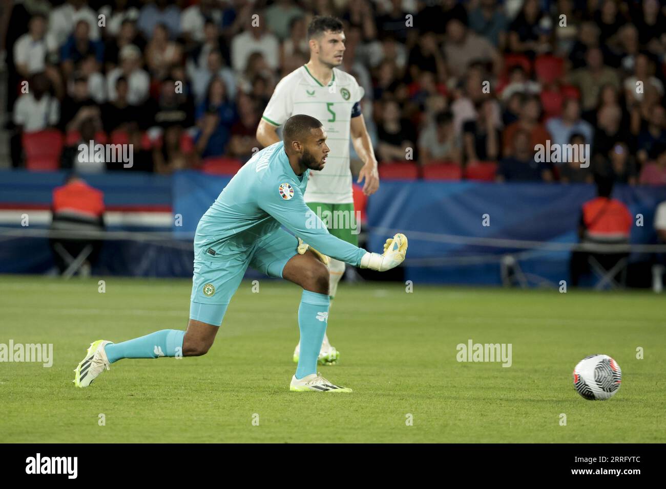 Goalkeeper of Ireland Gavin Bazunu during the UEFA Euro 2024, European ...