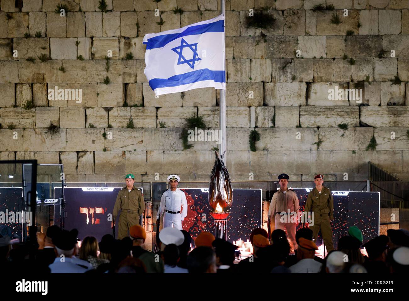 220503 -- JERUSALEM, May 3, 2022 -- Photo taken on May 3, 2022 shows a ...