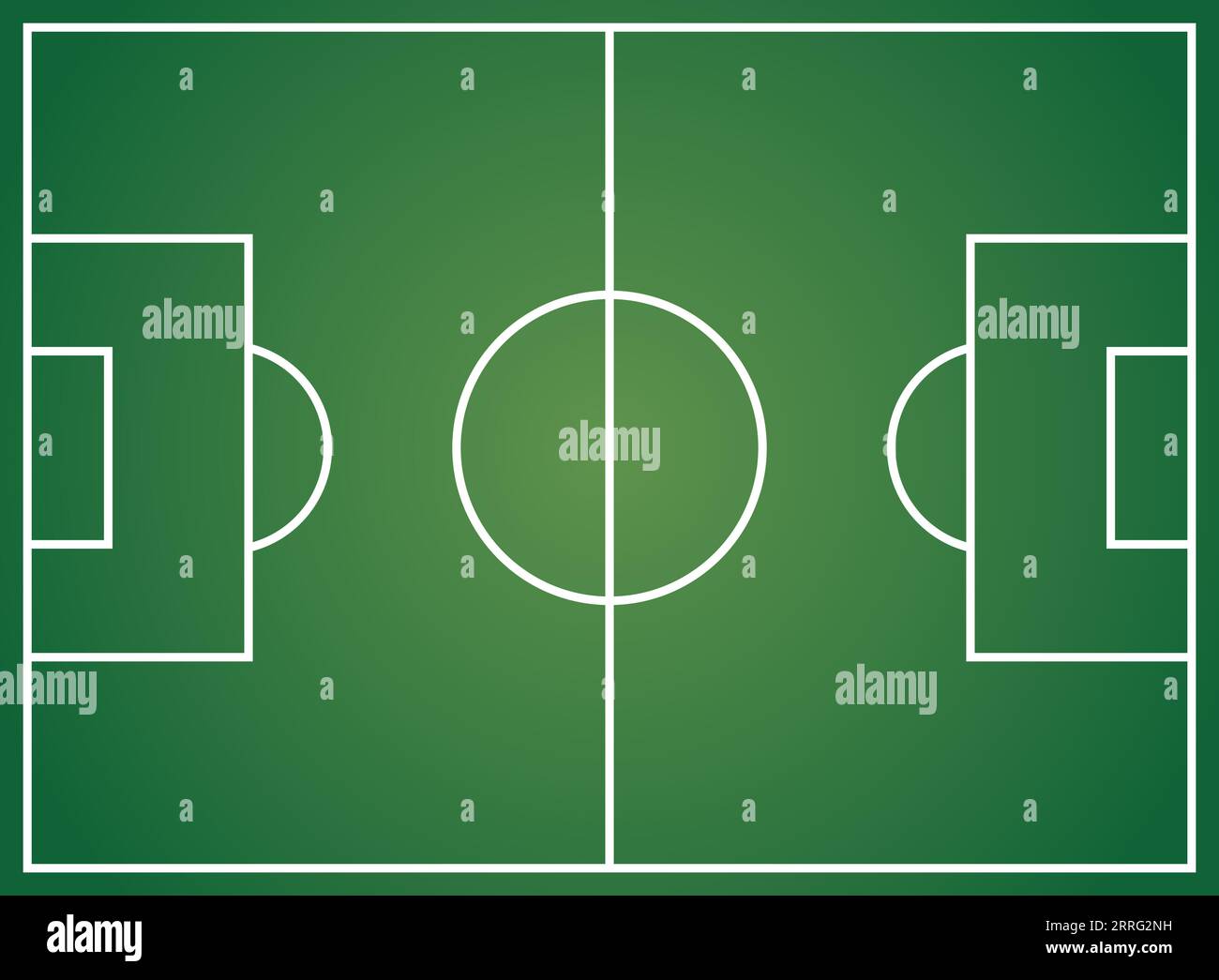 Soccer field in flat style. Football stadium vector illustration on ...