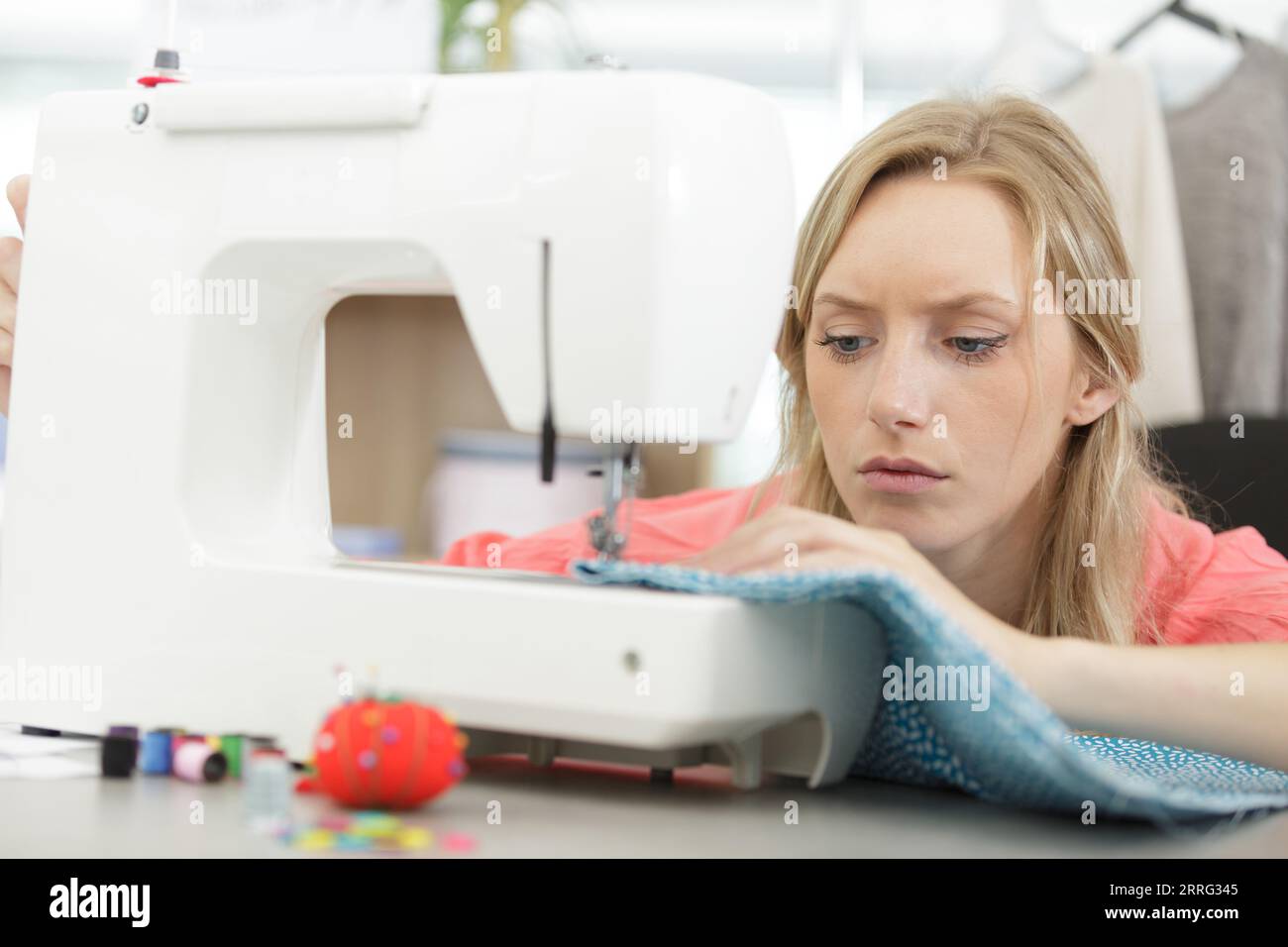 Set various hand sewing hi-res stock photography and images - Alamy