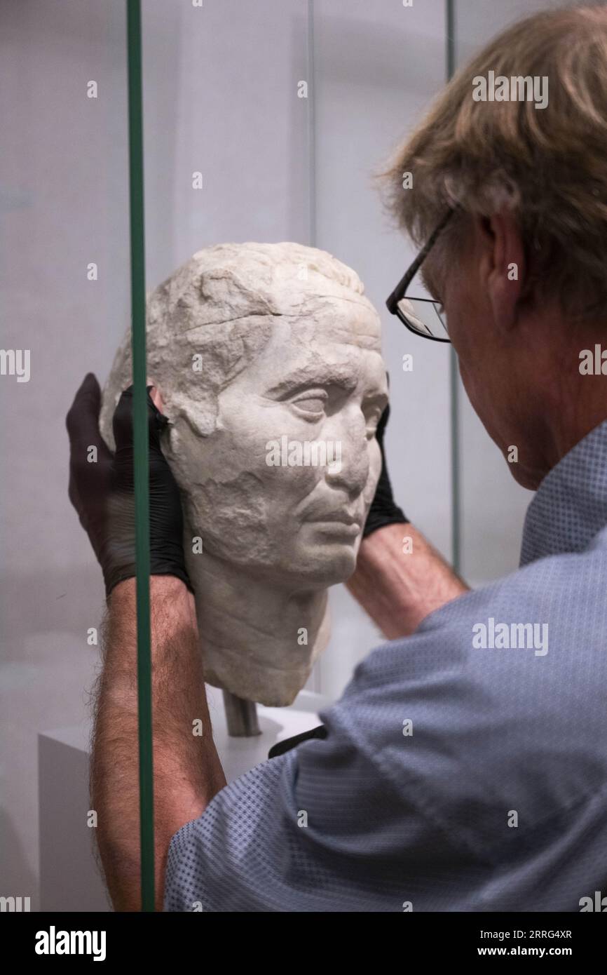 AMSTERDAM - In HART Museum, former Museum Hermitage Amsterdam, the work ...