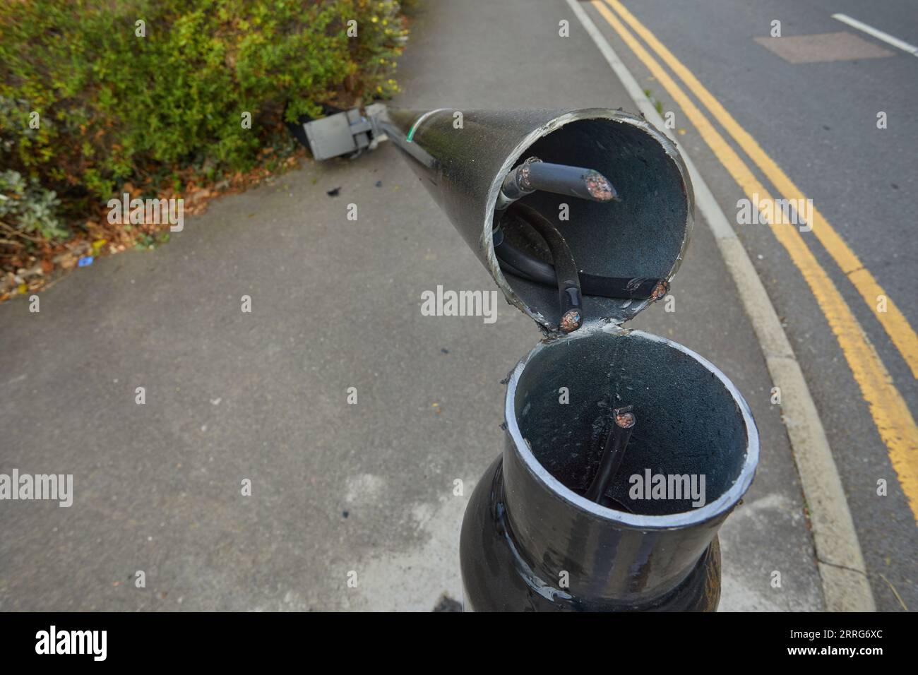 Bent ulez camera pole hi-res stock photography and images - Alamy