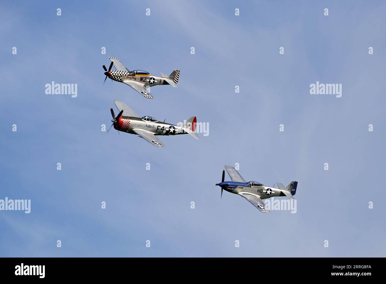 Thunderbolt and Mustangs display as a three ship formation at the Cosby ...