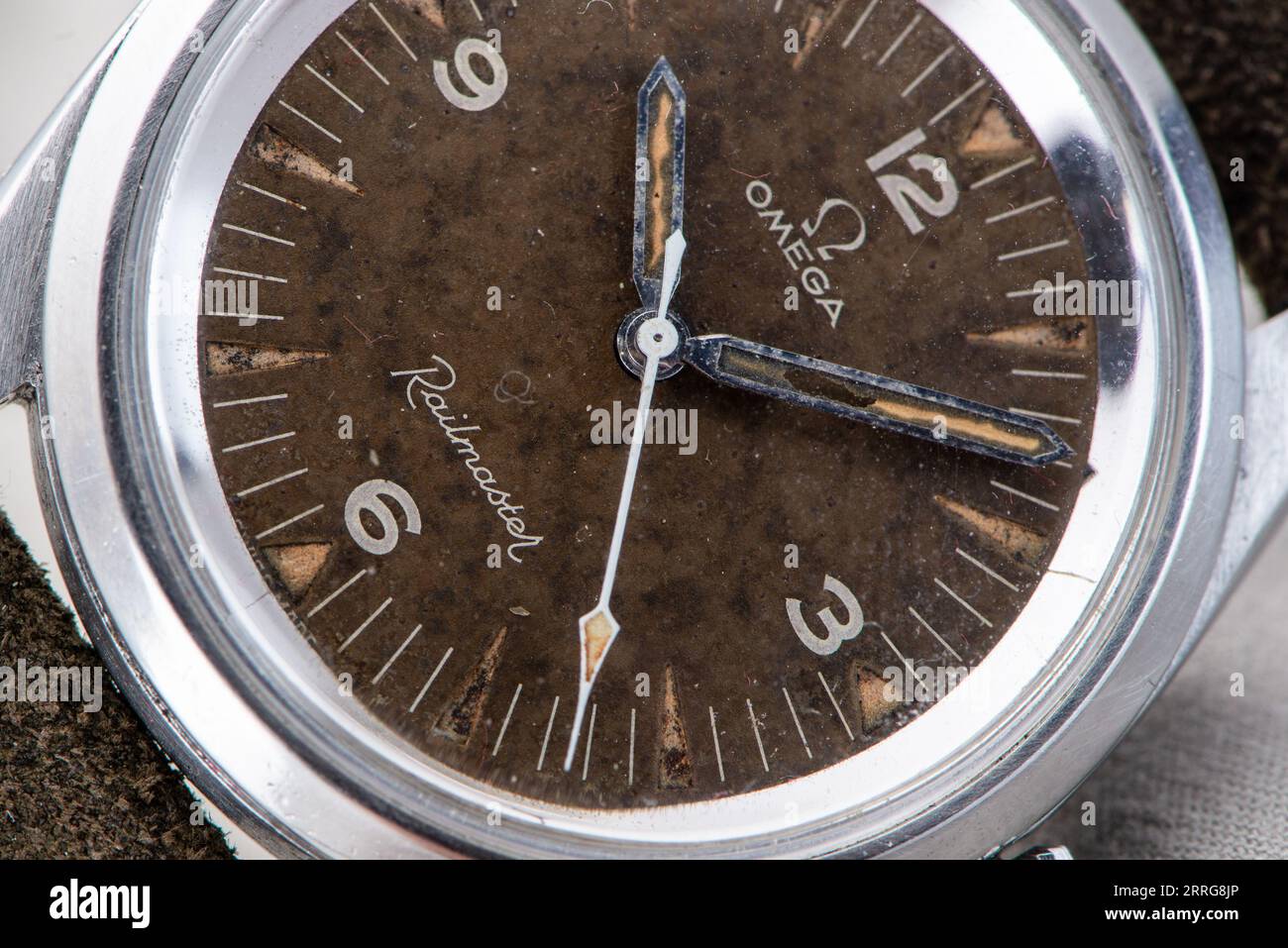 Vintage Omega Railmaster PAF watch Stock Photo - Alamy